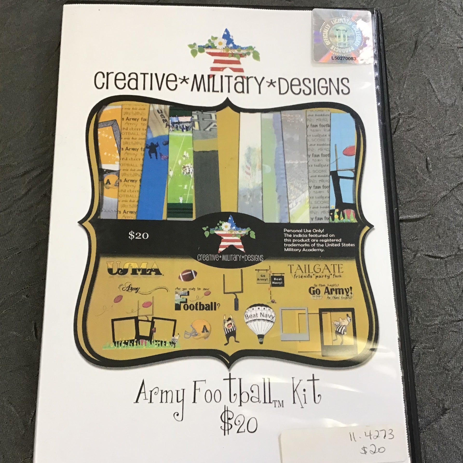 Digital Scrapbook Kit DVD: Army Football Kit by Creative Military ...