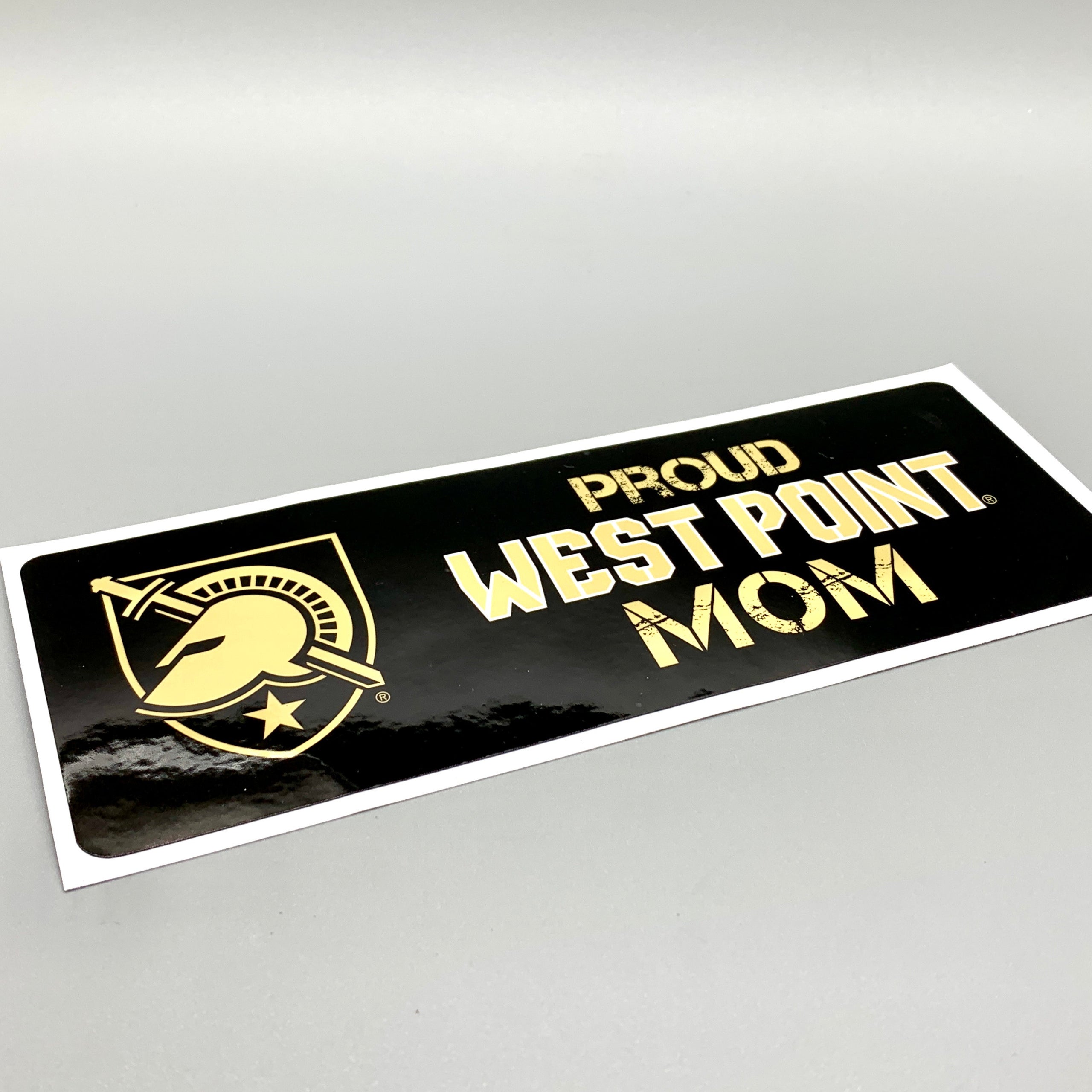 Sticker (Large): Proud West Point Mom with Athena Shield by Elganite ...