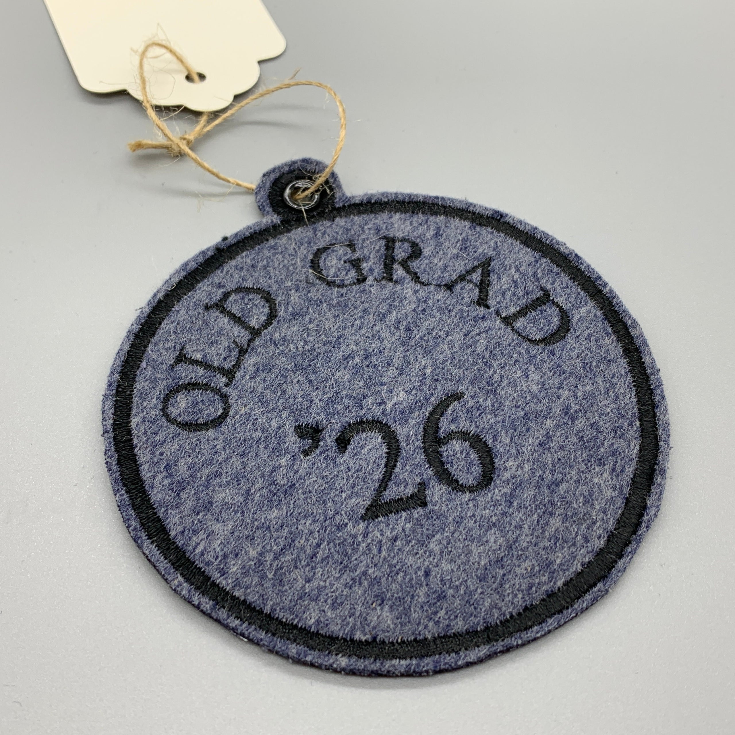 Ornament: " Old Grad ‘26 " Made From Up-cycled West Point Cadet ...