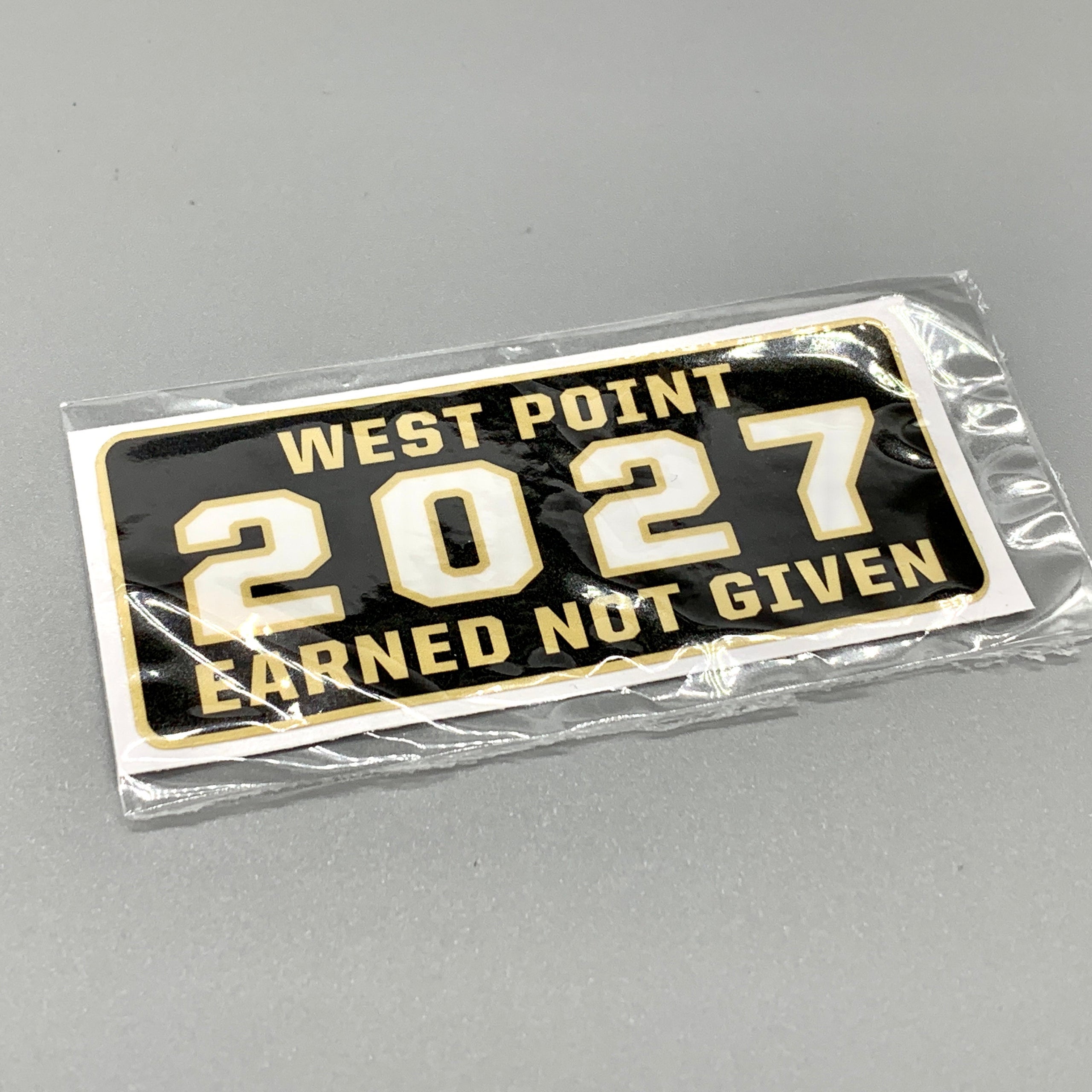 Sticker (Small): 2027 Earned Not Given by Elganite | West Point Spouses ...